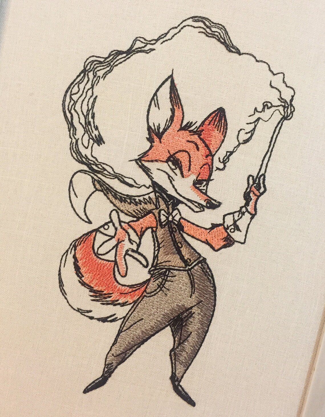 Fox Magical Machine Embroidery Design Embroidery Fox | Etsy