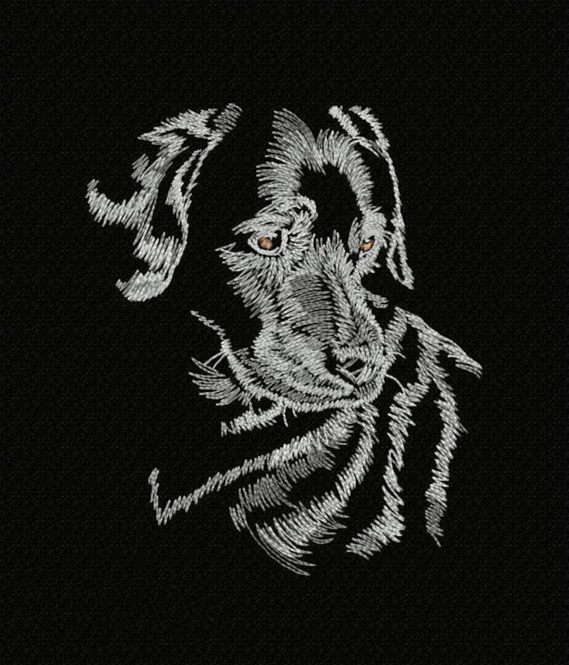 Dog Machine Embroidery Design Embroidery Dog Embroidery Our - Etsy UK