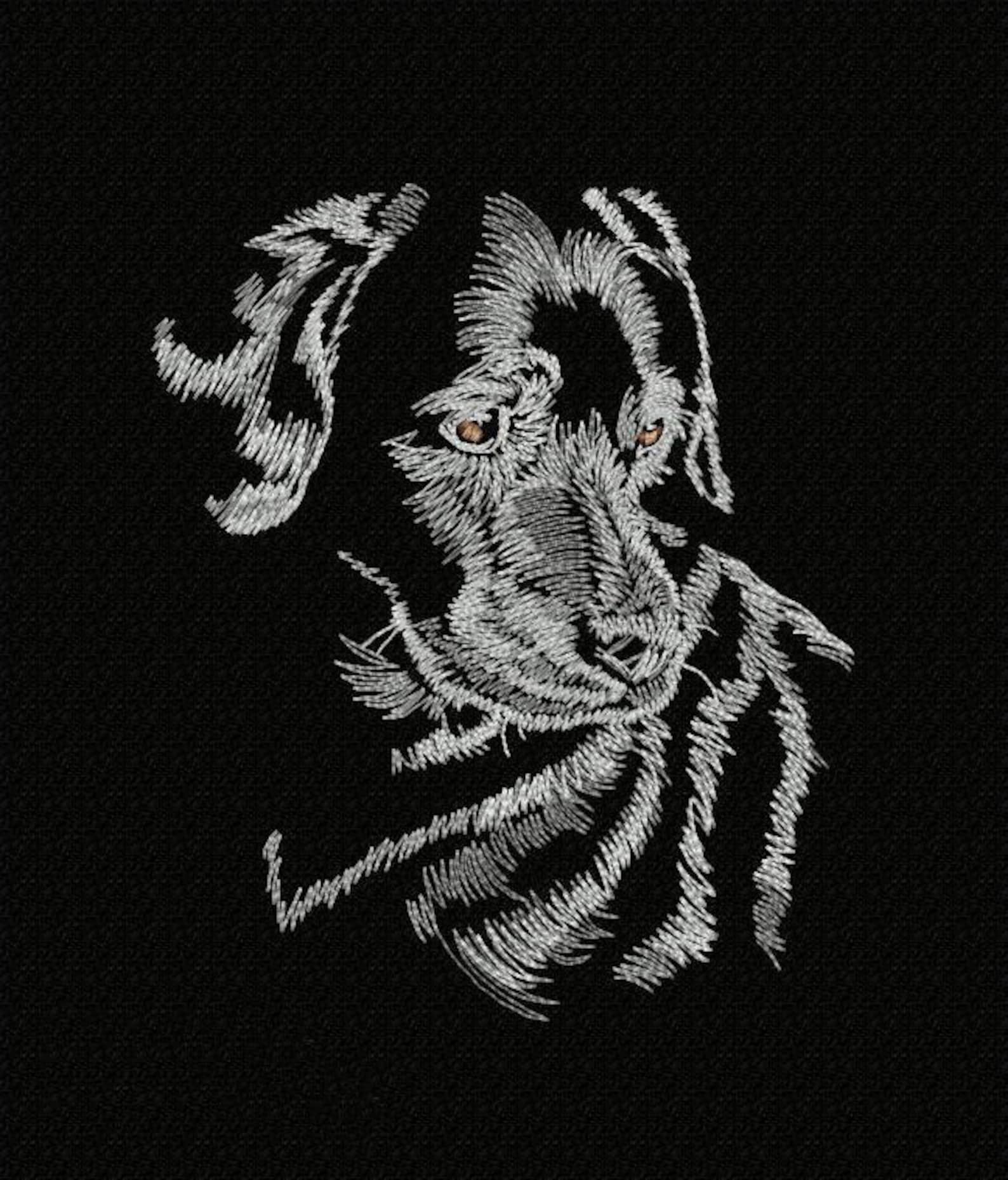 Dog Machine Embroidery Design Embroidery Dog Embroidery Our | Etsy