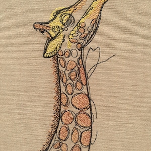 Giraffe Machine Embroidery Design, Embroidery Giraffe,design Animal ...