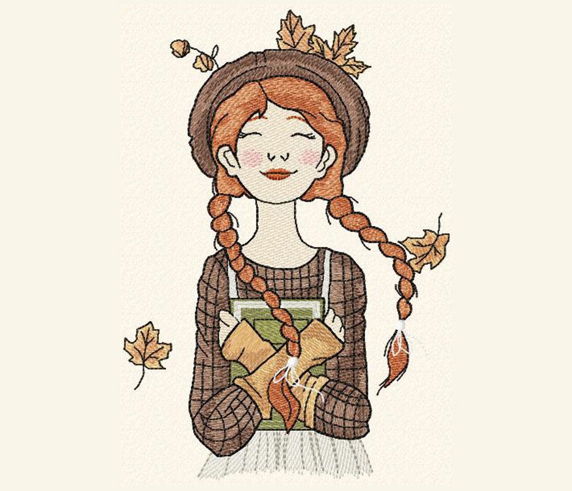 Anne Machine Embroidery Design, Anne of Green Gables 5*7, 6*8, 6*9 - Etsy