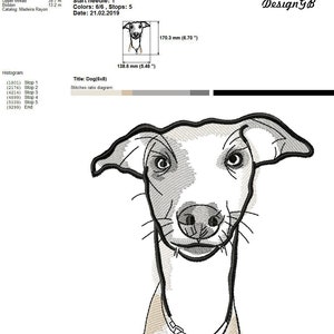 Dog Machine Embroidery Design, Dog Design, Embroidery Dog, Dog Head ...