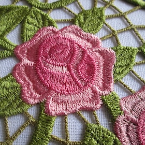 Roses Cutwork(richelieu) Lace Machine Embroidery Design, Embroidery ...