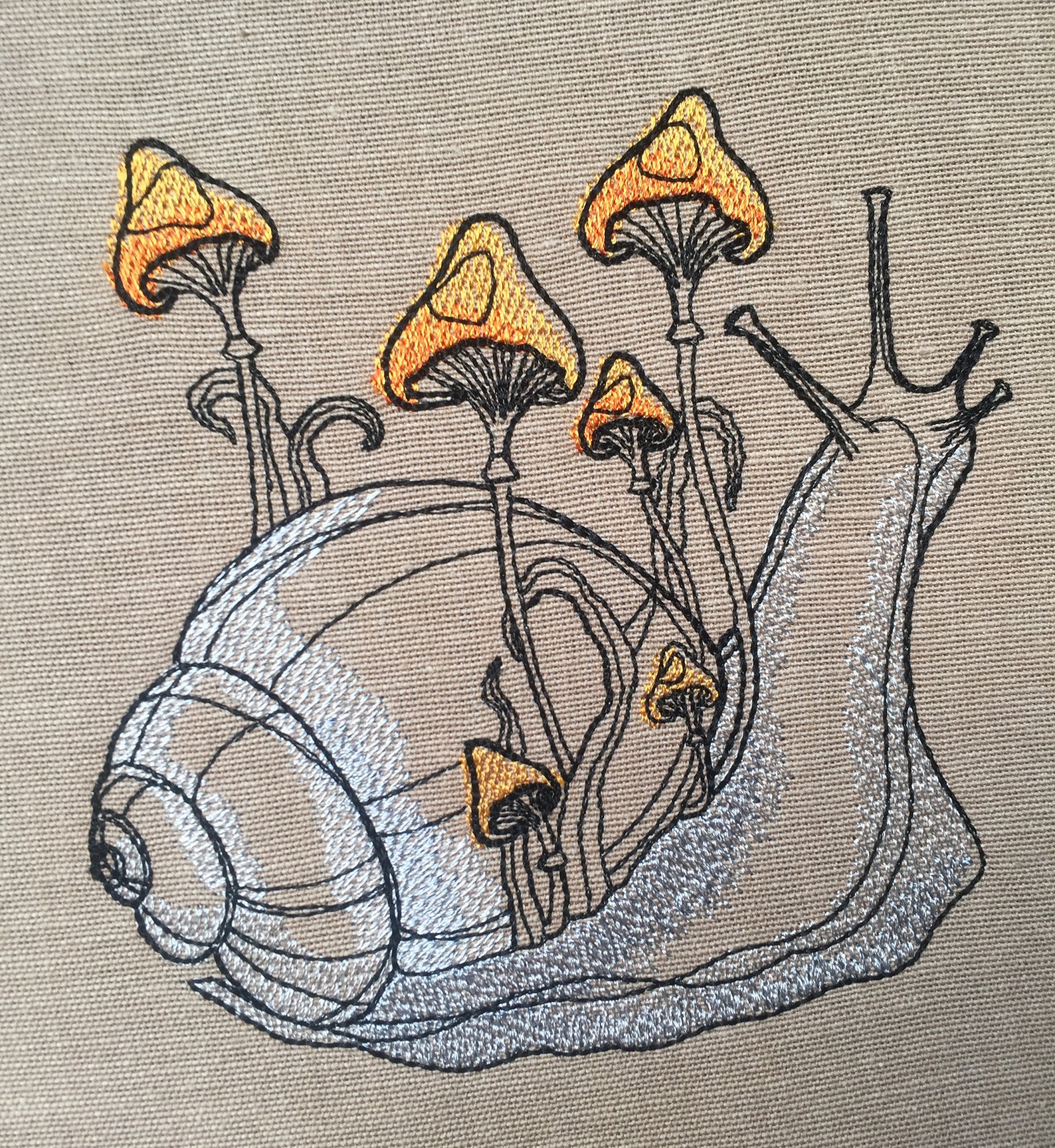 Forest Snail Machine Embroidery Design Embroidery Snai | Etsy