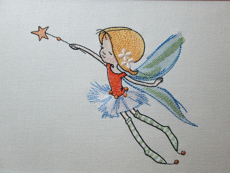 Magic Fairy Machine Embroidery Design, Embroidery Fairy, Kids Design ...
