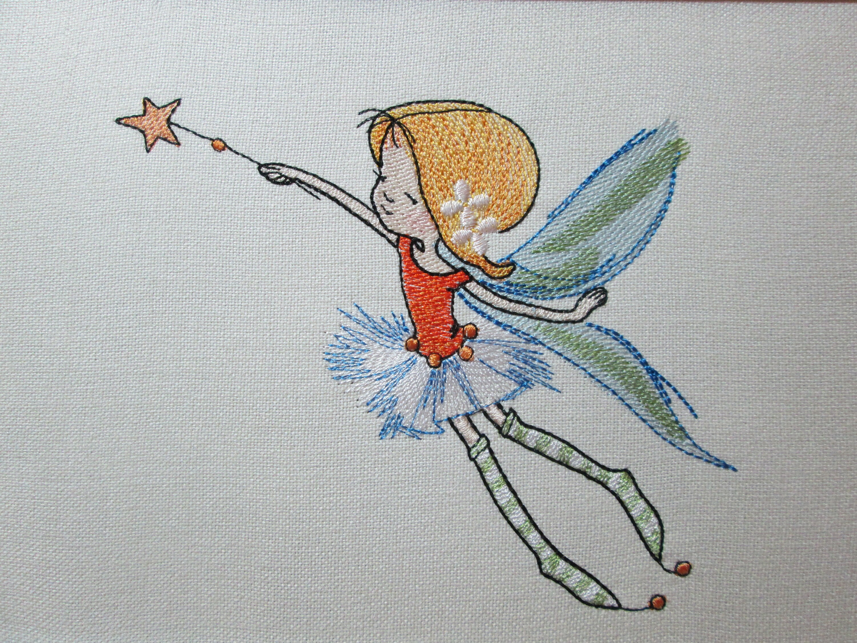 Magic Fairy Machine Embroidery Design Embroidery Fairy Kids | Etsy