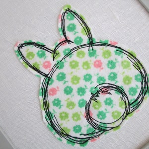 Cute Bunny Machine Embroidery Design Applique, Embroidery Bunny, Easter ...