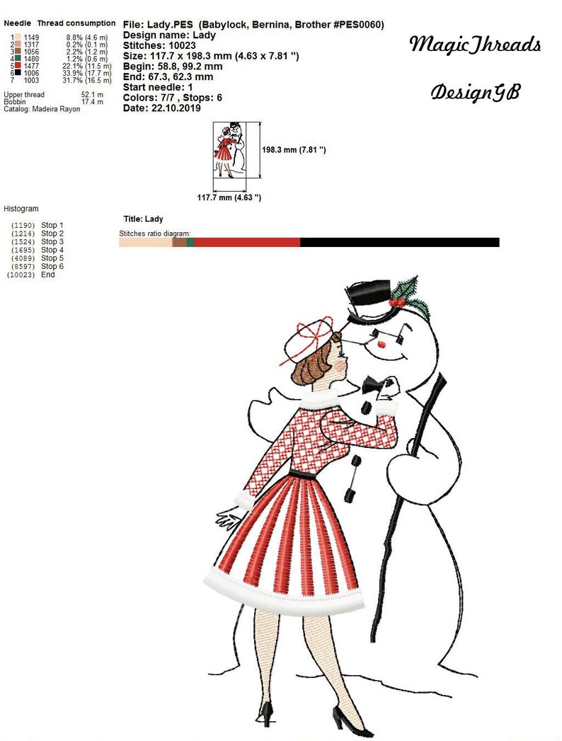 Christmas Fun Machine Embroidery Design Fringe Lady and | Etsy