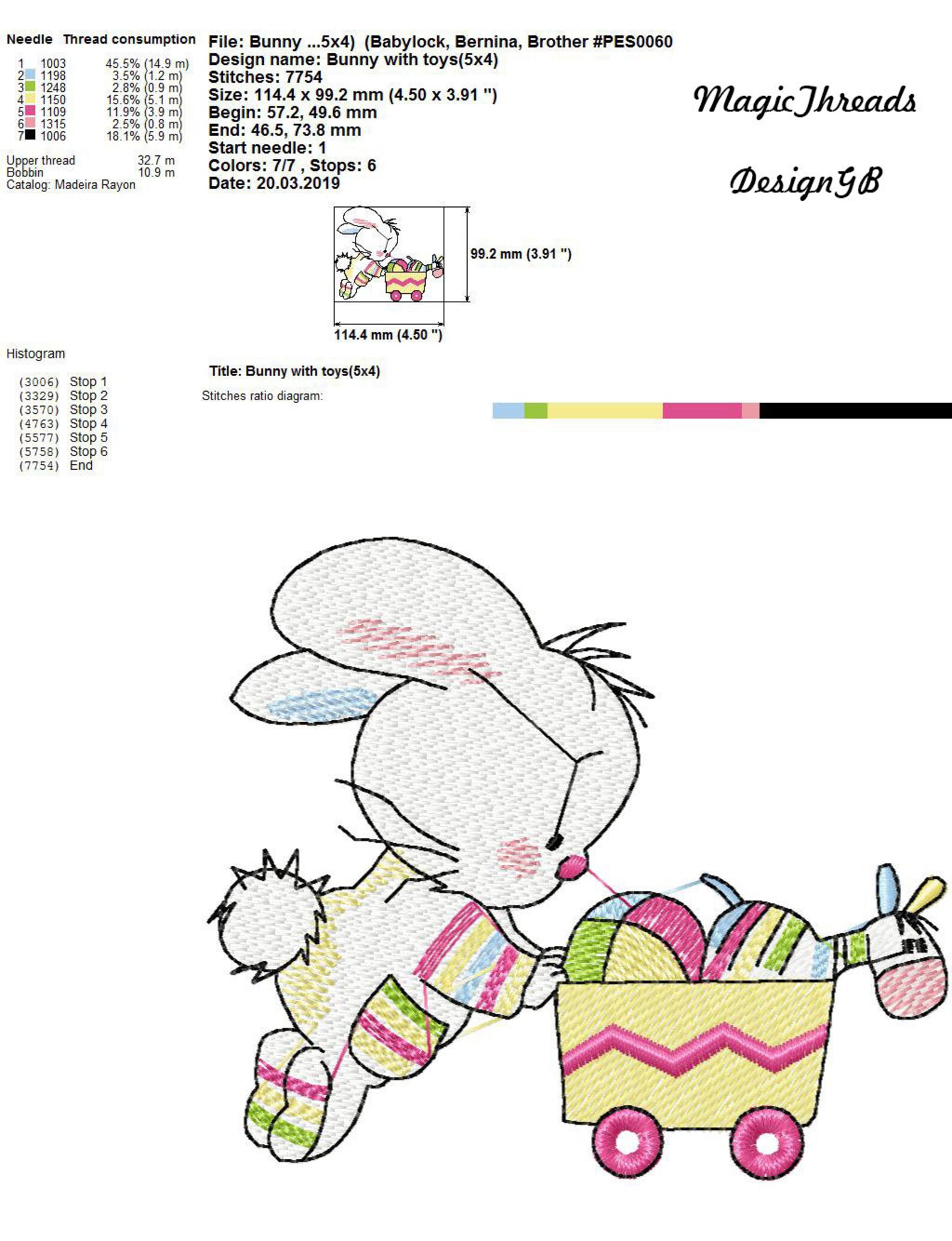 Bunny With Toys Machine Embroidery Design Embroidery Bunny - Etsy