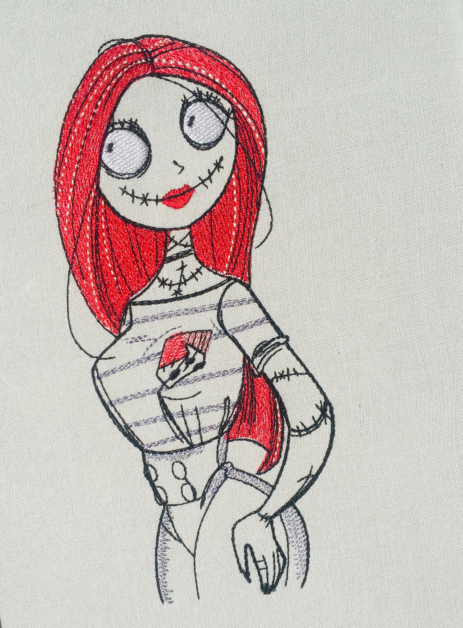 Sally Machine Embroidery Design Christmas Design Embroidery - Etsy