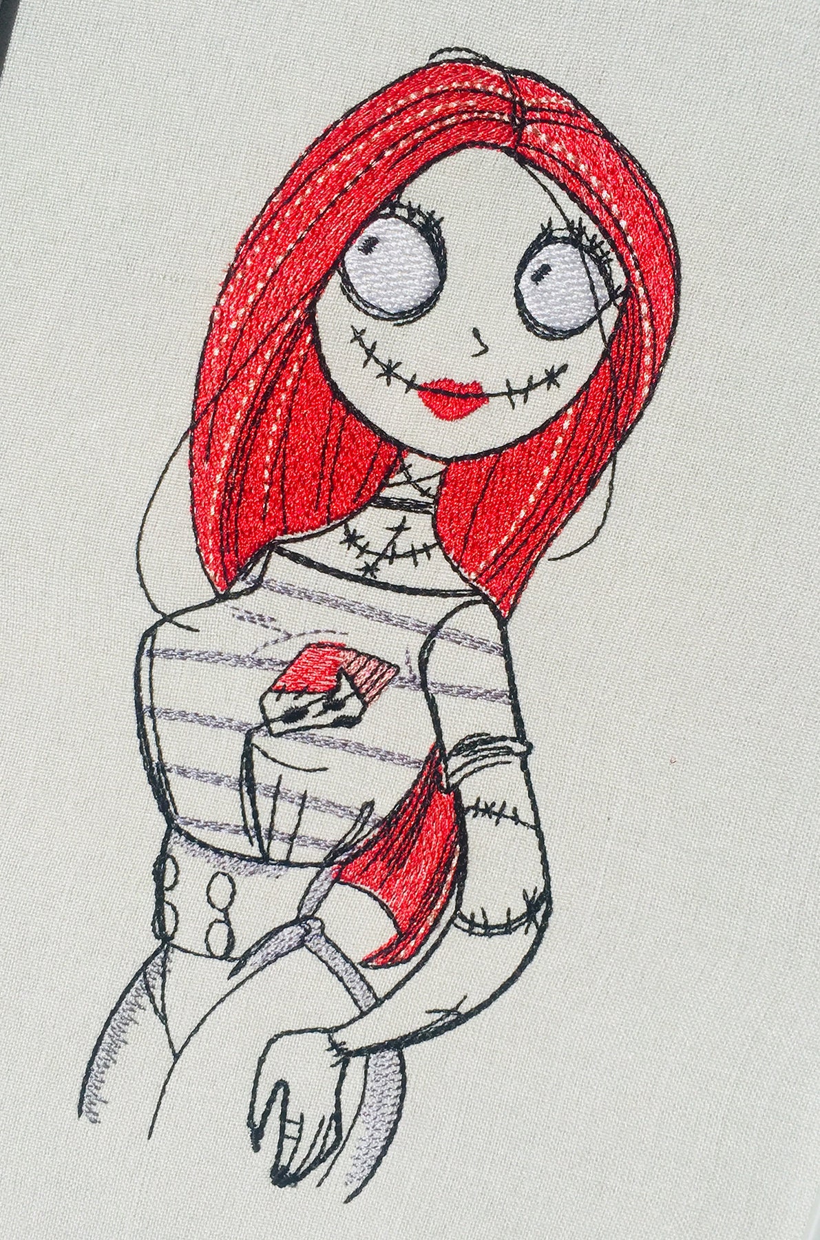 Sally Machine Embroidery Design Christmas Design Embroidery - Etsy