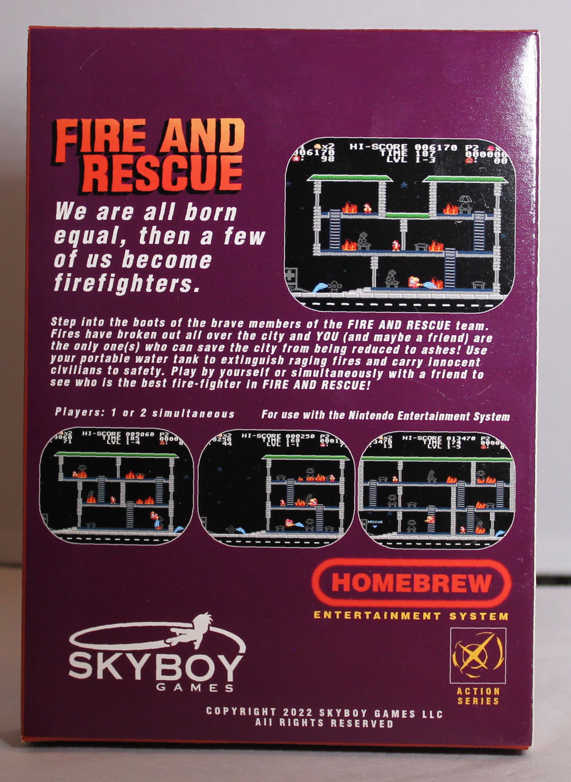 Fire and Rescue (NES Homebrew Complete-in-box) - Etsy
