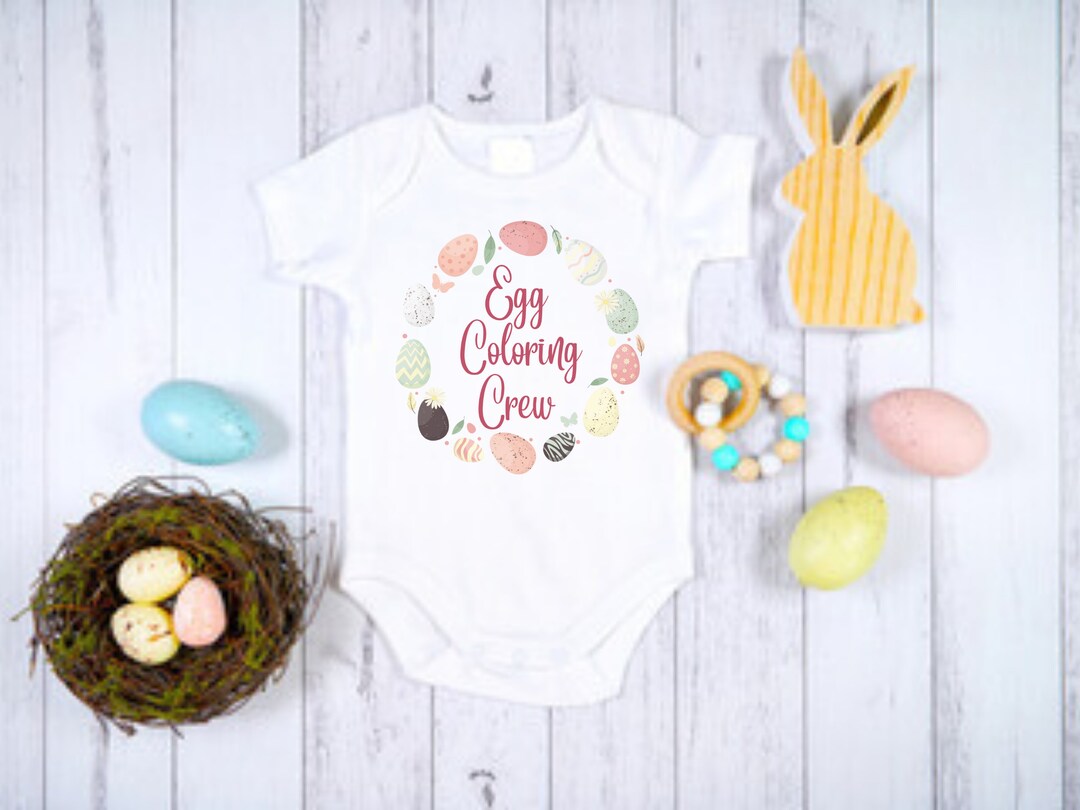 Egg Coloring Crew Easter SVG/PNG - Etsy