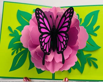 Butterfly Pop up Card - Etsy