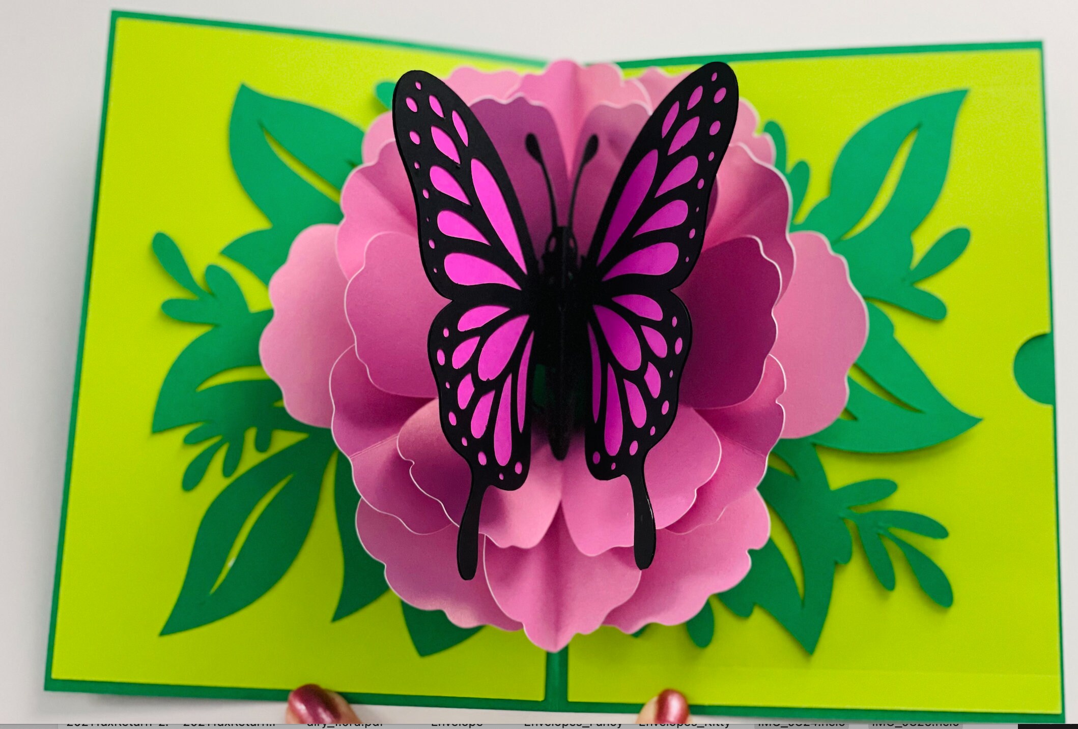 Butterfly Pop-up Card - Etsy