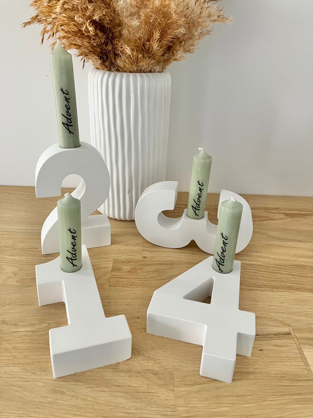 Advent Wreath Numbers Advent Numbers Christmas - Etsy New Zealand