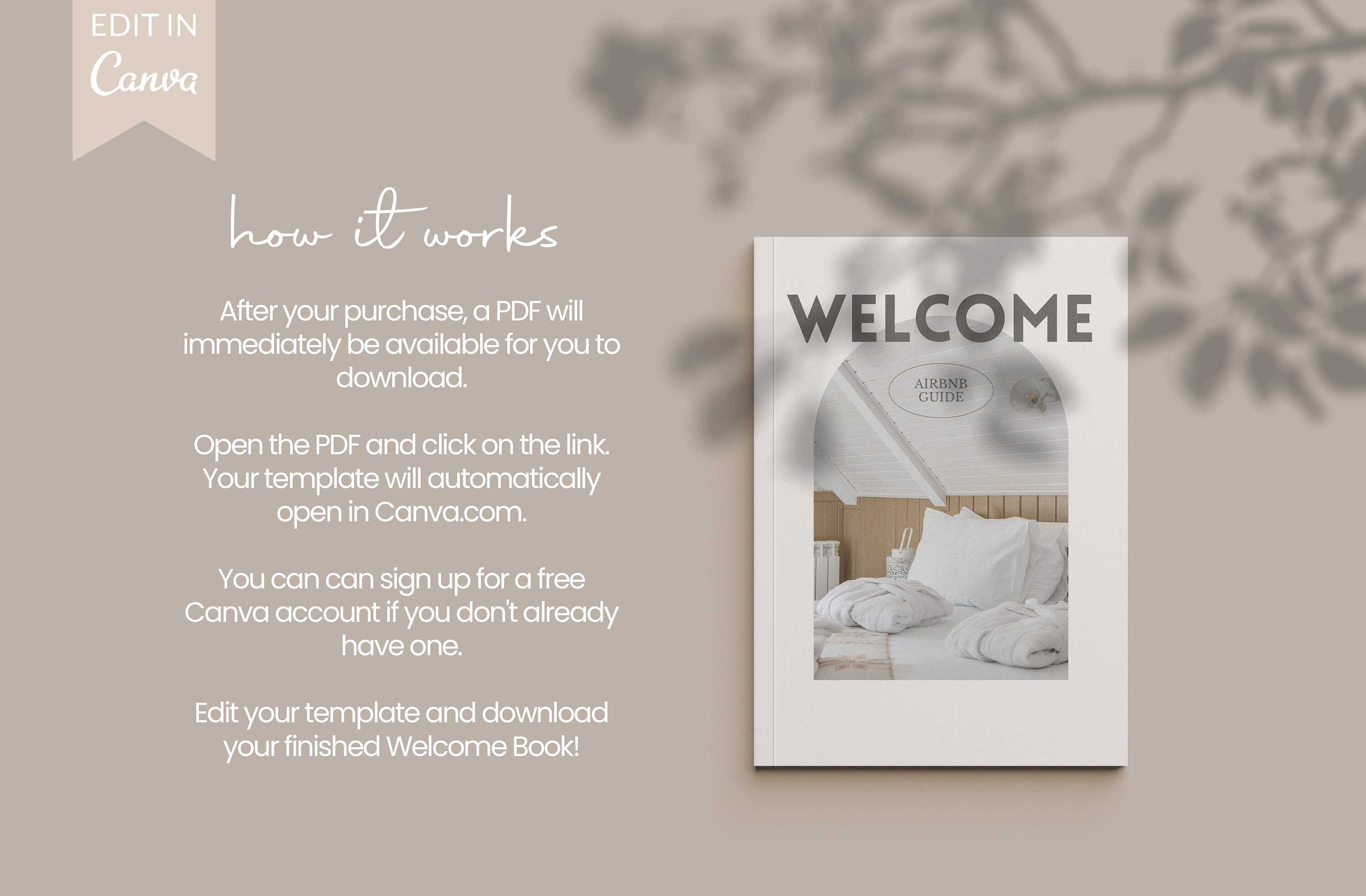 Airbnb Guidebook Airbnb House Manual Airbnb Welcome Book - Etsy