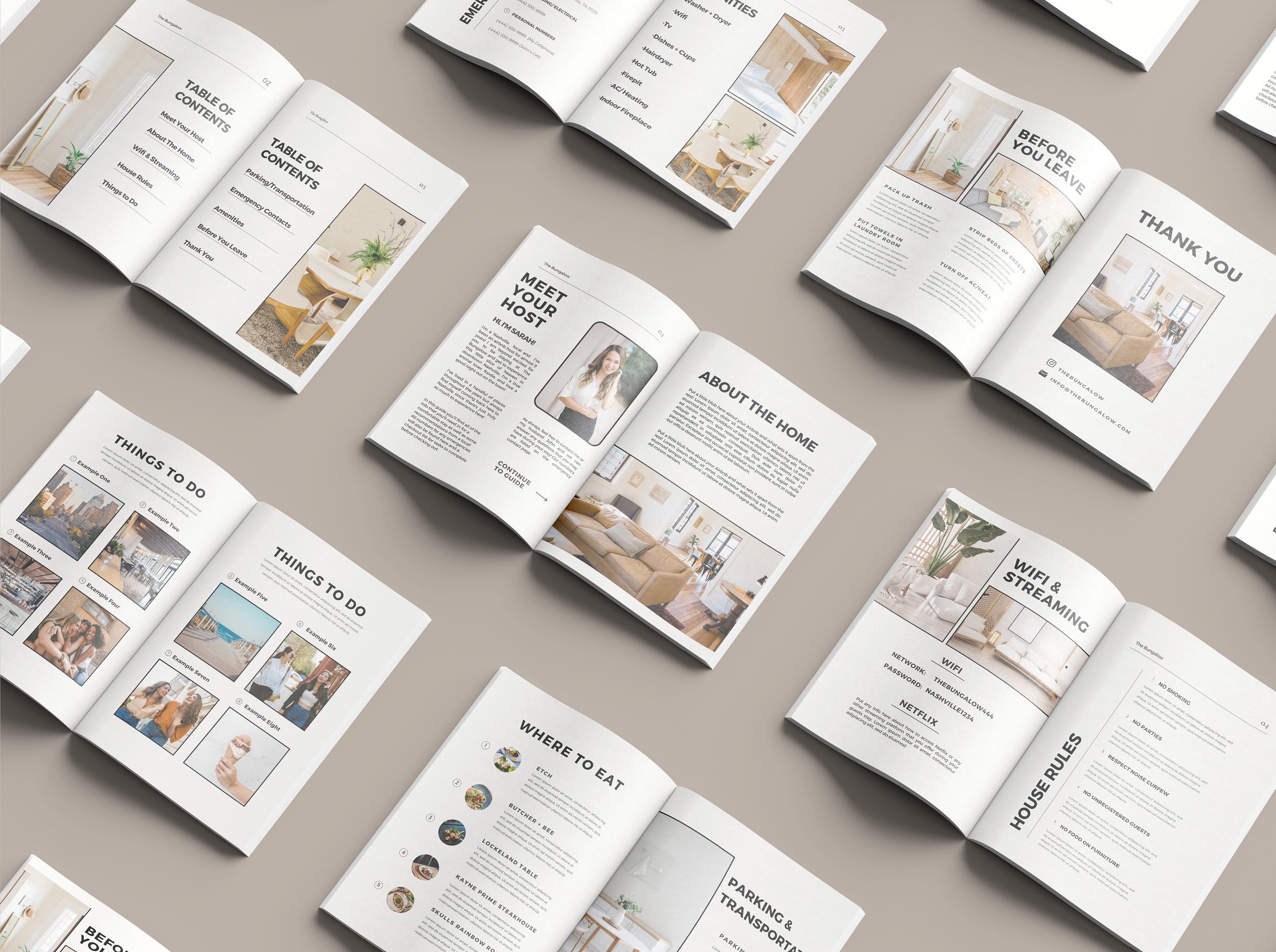 Airbnb Guidebook Airbnb House Manual Airbnb Welcome Book Template ...