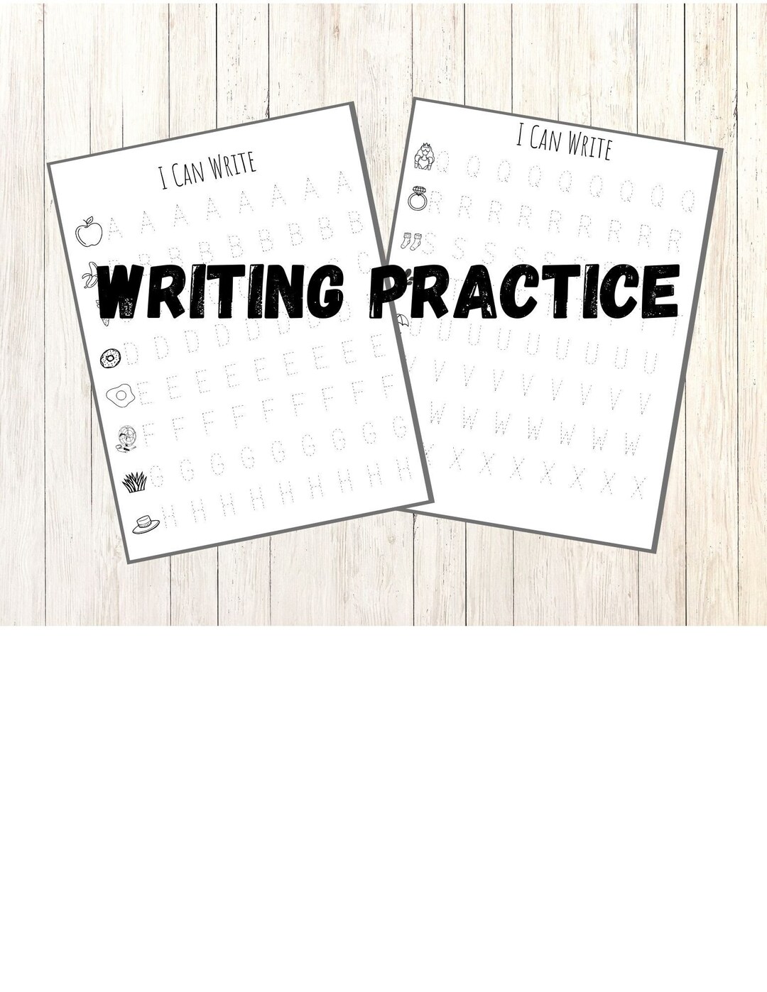 Montessori Alphabet Writing Practice - Etsy