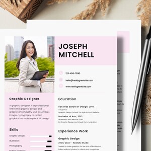 Resume Template, Professional Modern Resume Template for Pages, Canva ...