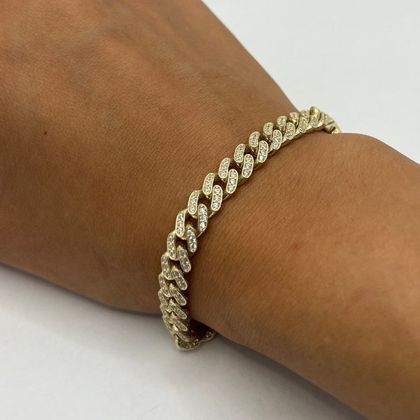 10k Gold Bracelet - Etsy