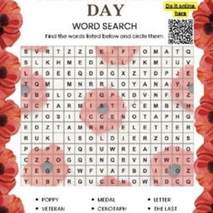 The Story of the Poppy: Remembrance Day ESL Lesson Plan (with Scanword ...