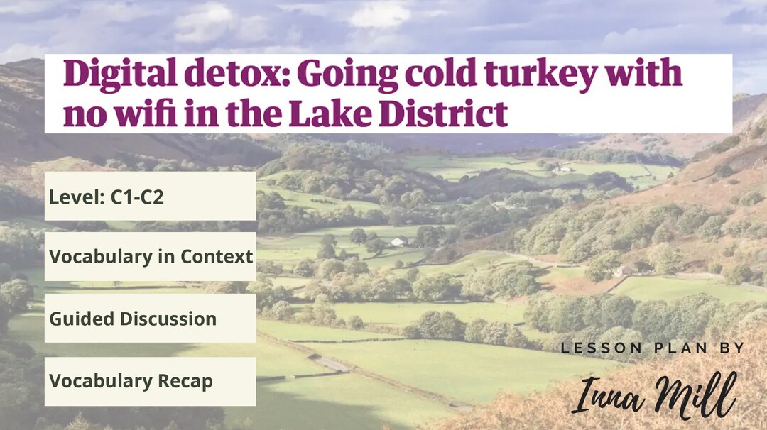 Digital Detox - Focus on Reading C1-C2 - Etsy