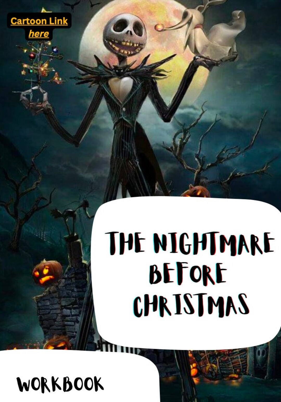 Halloween Workbook 'the Nightmare Before Christmas' step-by-step Tasks ...