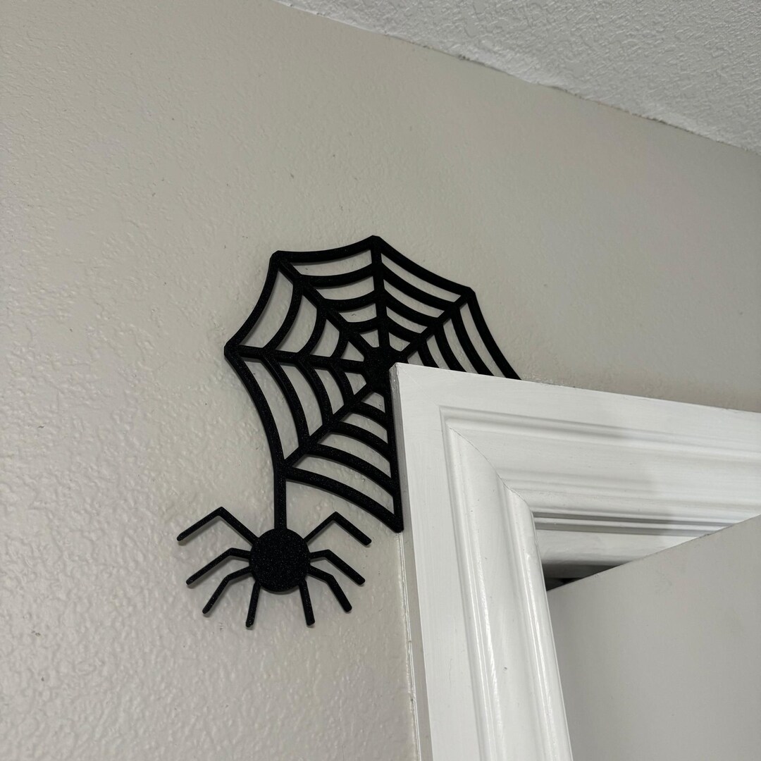 Spider Web Door Decor | Halloween Decor for Door Frame | Interior Use ...