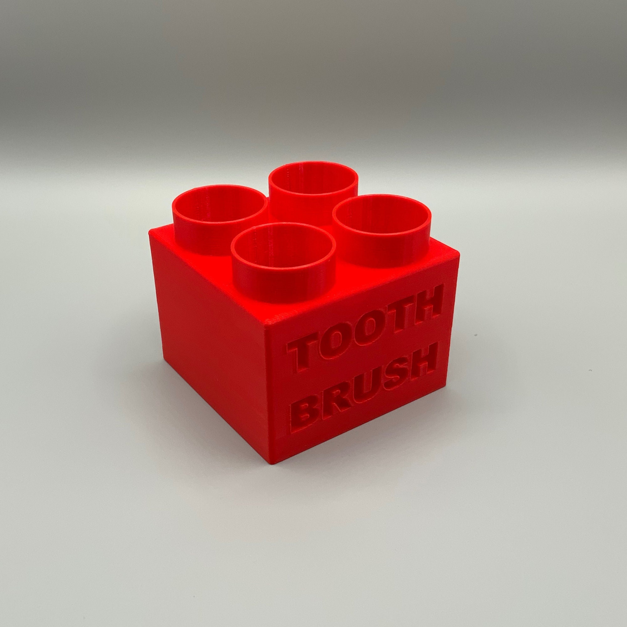 Brick Building Inspired Toothbrush Holder and Organizer 3D - Etsy
