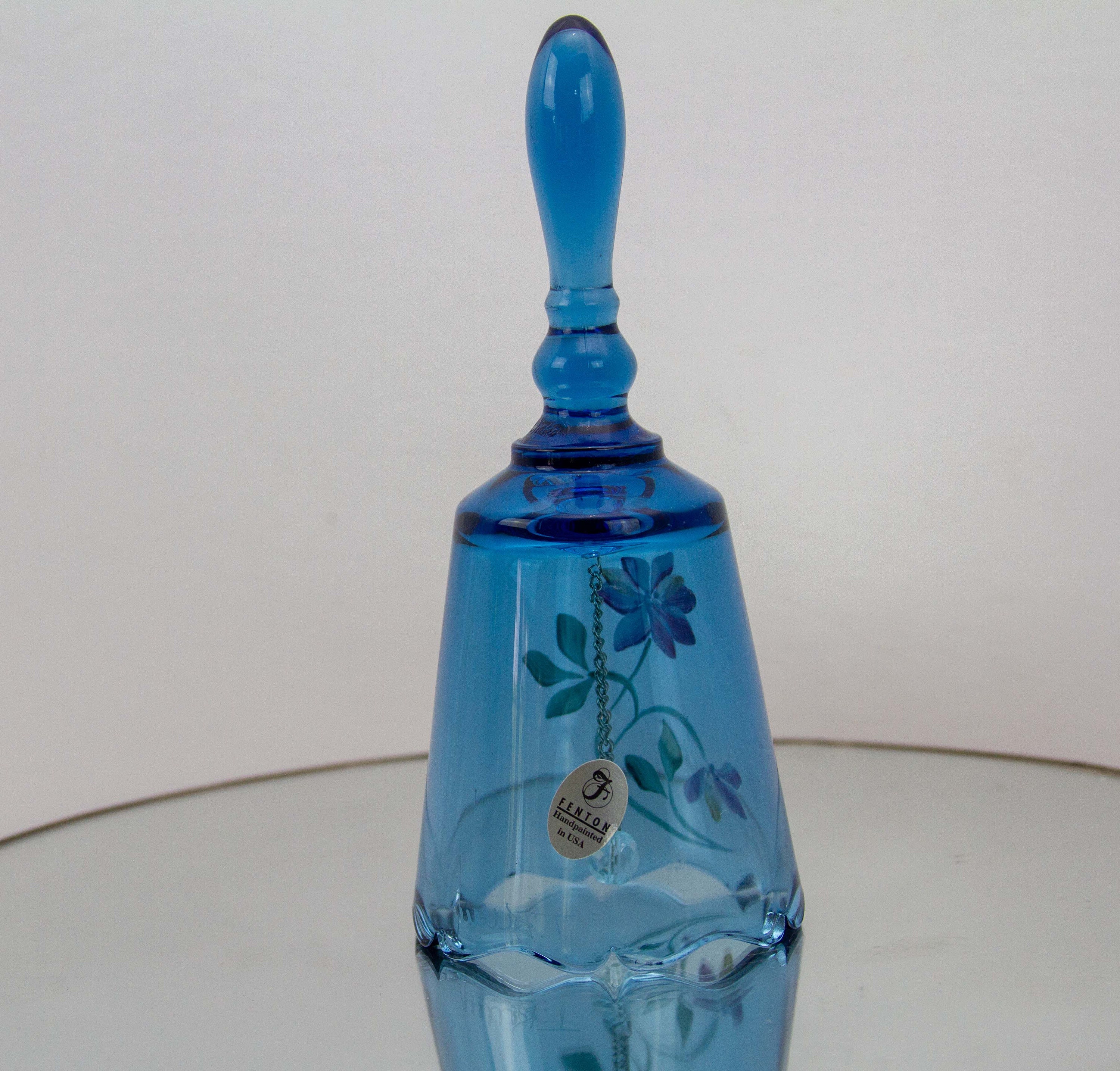 Hand Blown Fenton Glass Bell - Etsy
