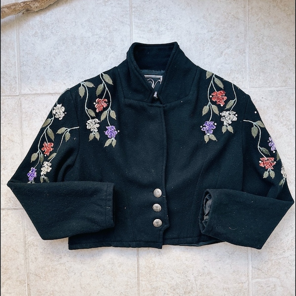 Embroidered Jacket - Etsy