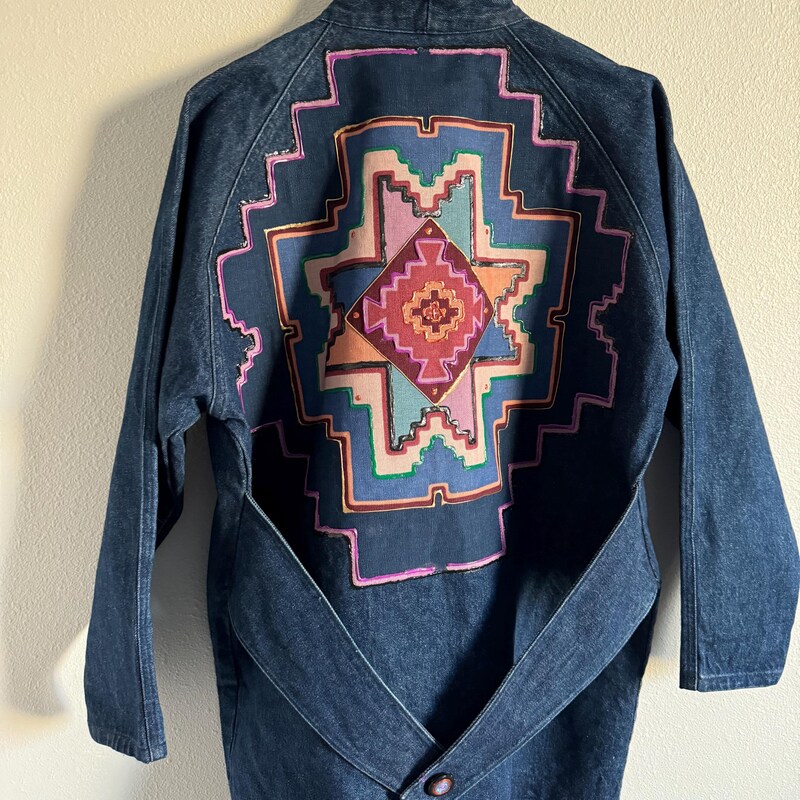 Painted Jean Jacket - Etsy