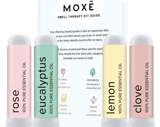 Smell Training Kit Pure Essential Oils, Smell Kit, Rose Oil, Lemon ...