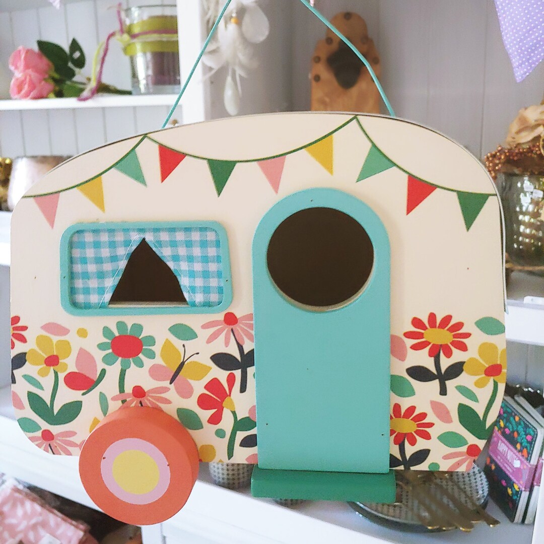 Bird House Caravan Caravan Garden Decoration Nature Conservation ...