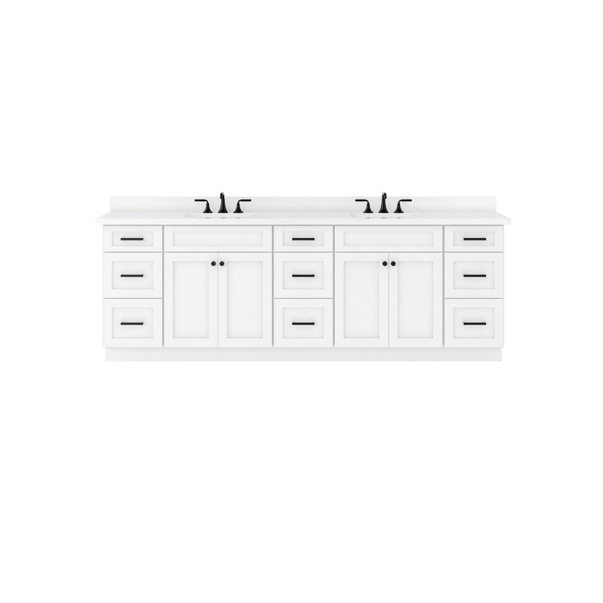 93"-114" Customizable Bathroom Vanity - Etsy