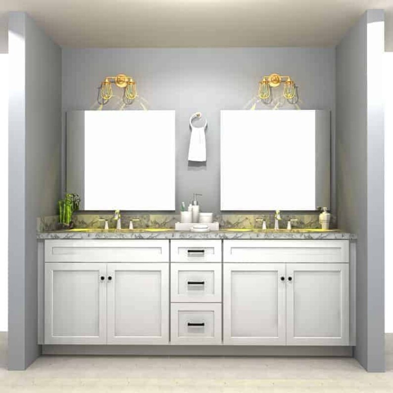 87 Vanity Combination 8790 Installed - Etsy