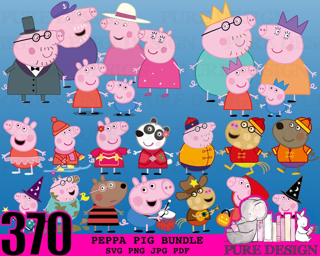 Peppa Pig English Fun Fair Clipart