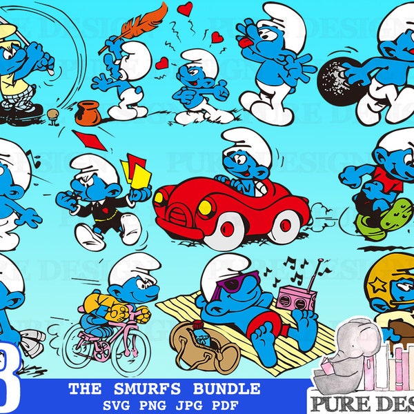 Smurfs - Etsy