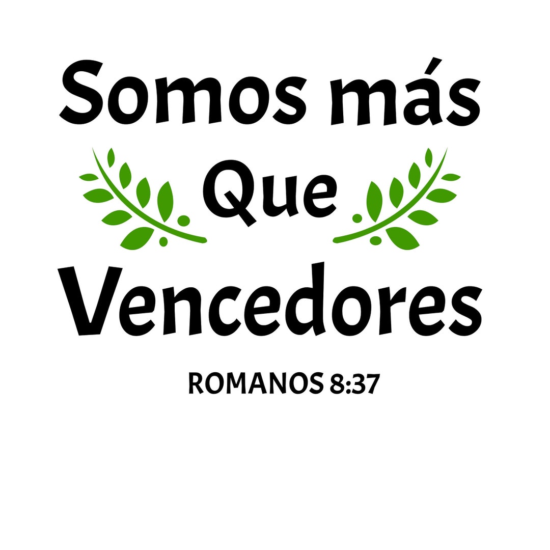 SVG Somos Mas Que Vencedores PNG JPG - Etsy