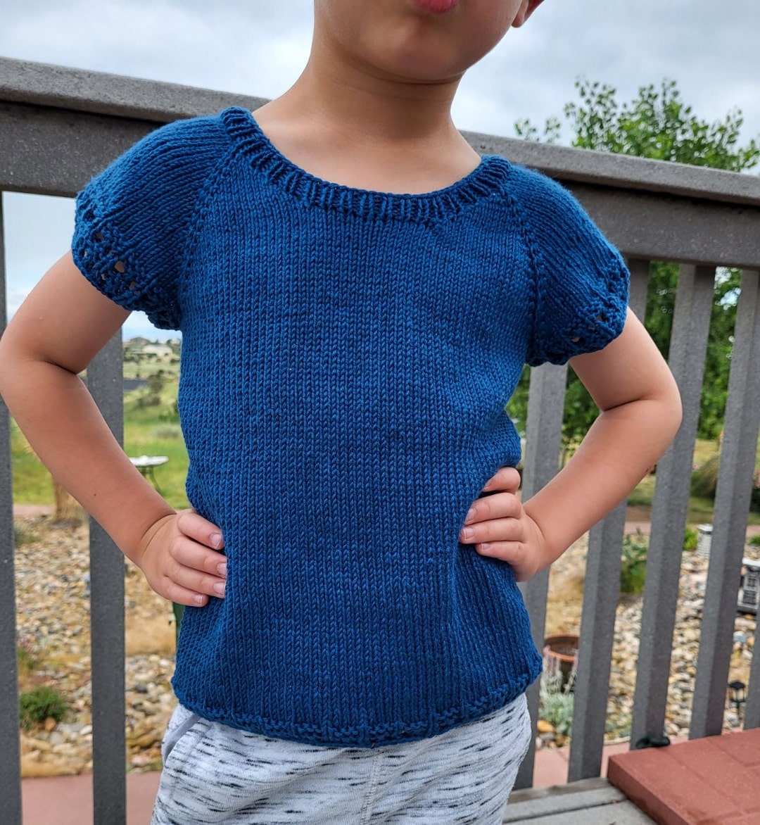 Fancy Summer Shirt (knitting Pattern) - Etsy