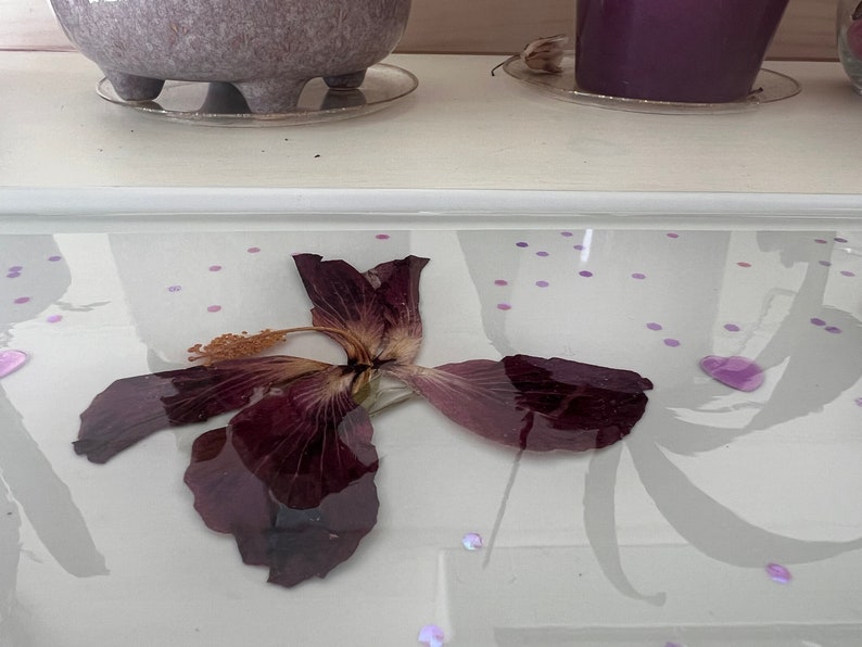 Beautiful Tray With Real Dried Irises. Perfect as a Gift for Mother’s ...