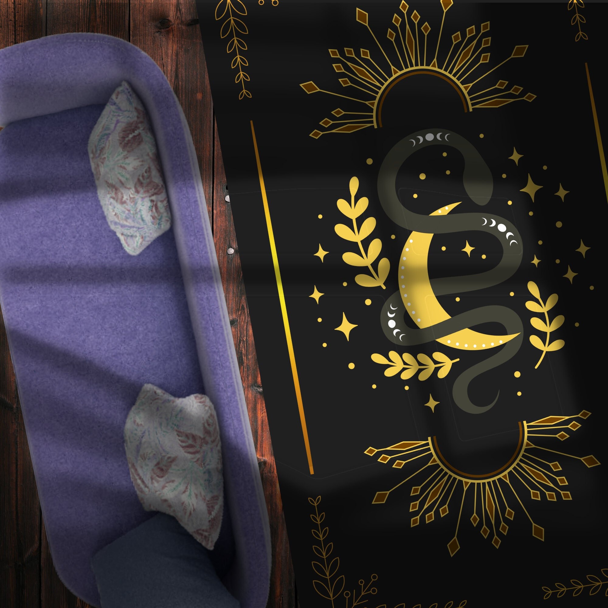 Whimsigoth Snake Collection Witchy Rug Gothic Goth Halloween Home Decor ...