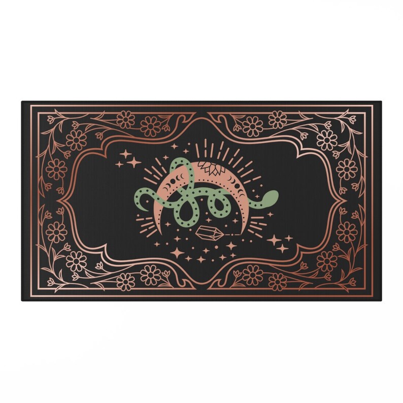 Whimsigoth Snake Collection Witchy Rug Gothic Goth Halloween Home Decor ...