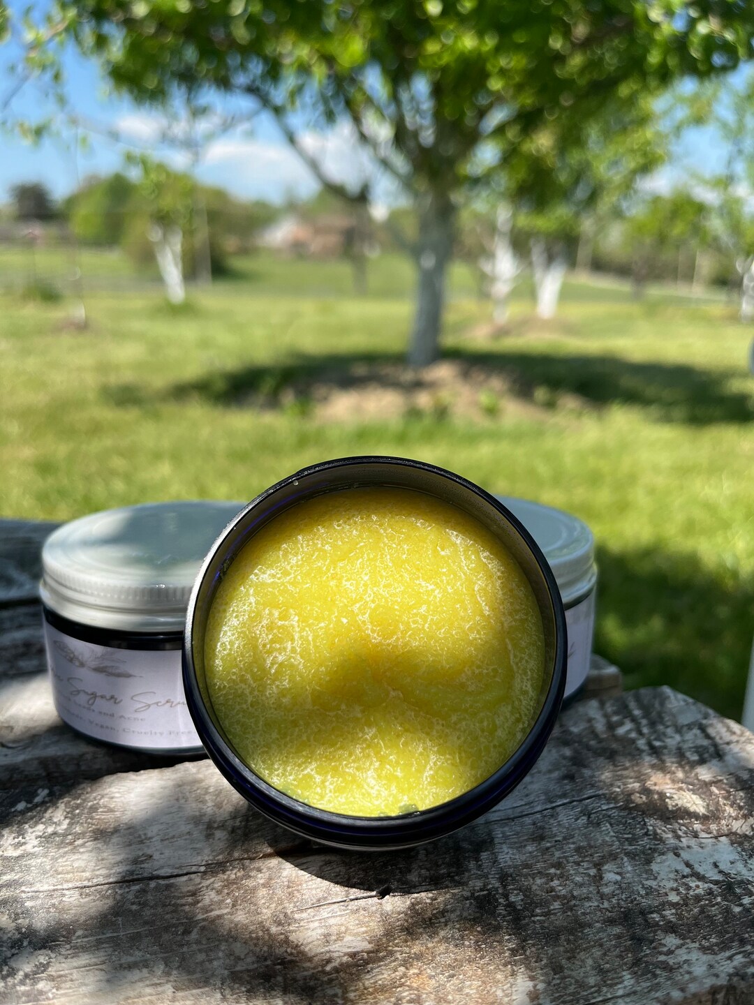 Tumeric Exfoliating Sugar Scrub - Etsy