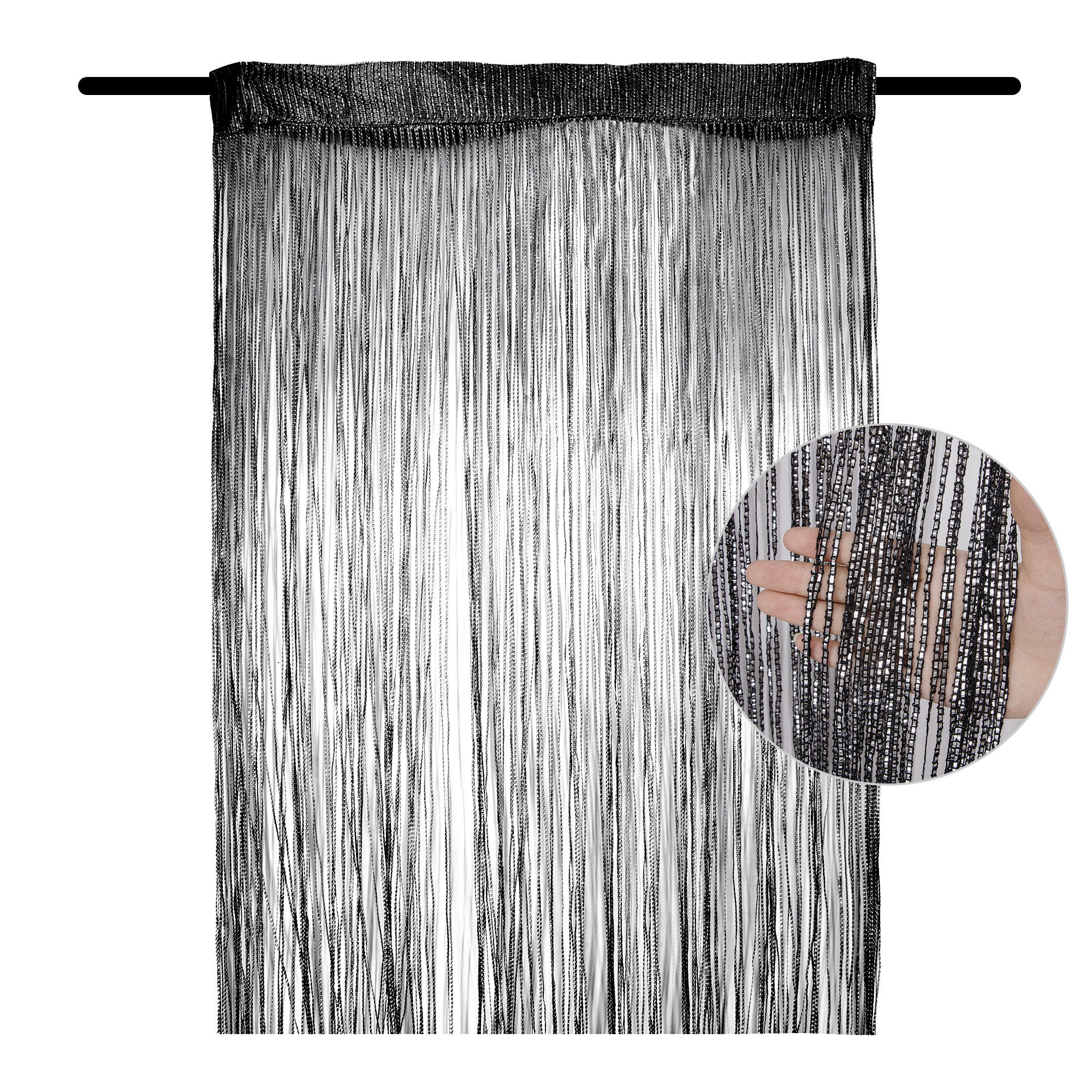 90x200cm String Curtain Panels Door Windows Fly Screen Hanging - Etsy UK