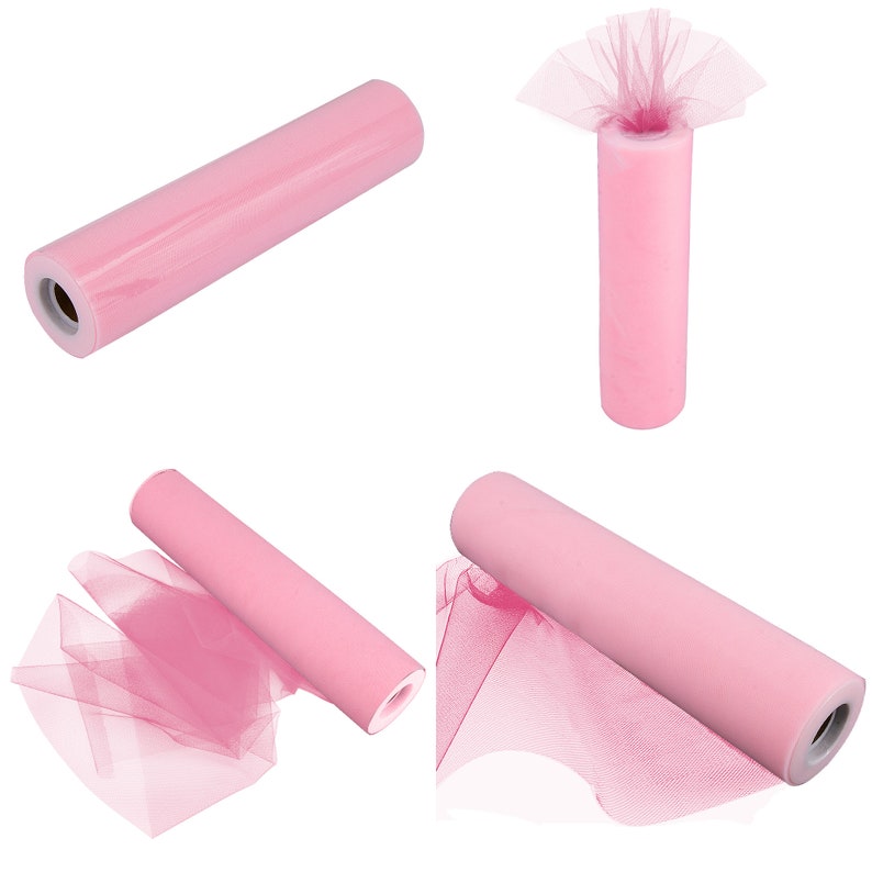 30cm X 25m TUTU TULLE ROLL Soft Netting Craft Fabric 100% Nylon Wedding ...