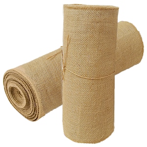 30cmx10m Hessian Roll Fabric Hessian Table Runner Chair Sash Burlap ...