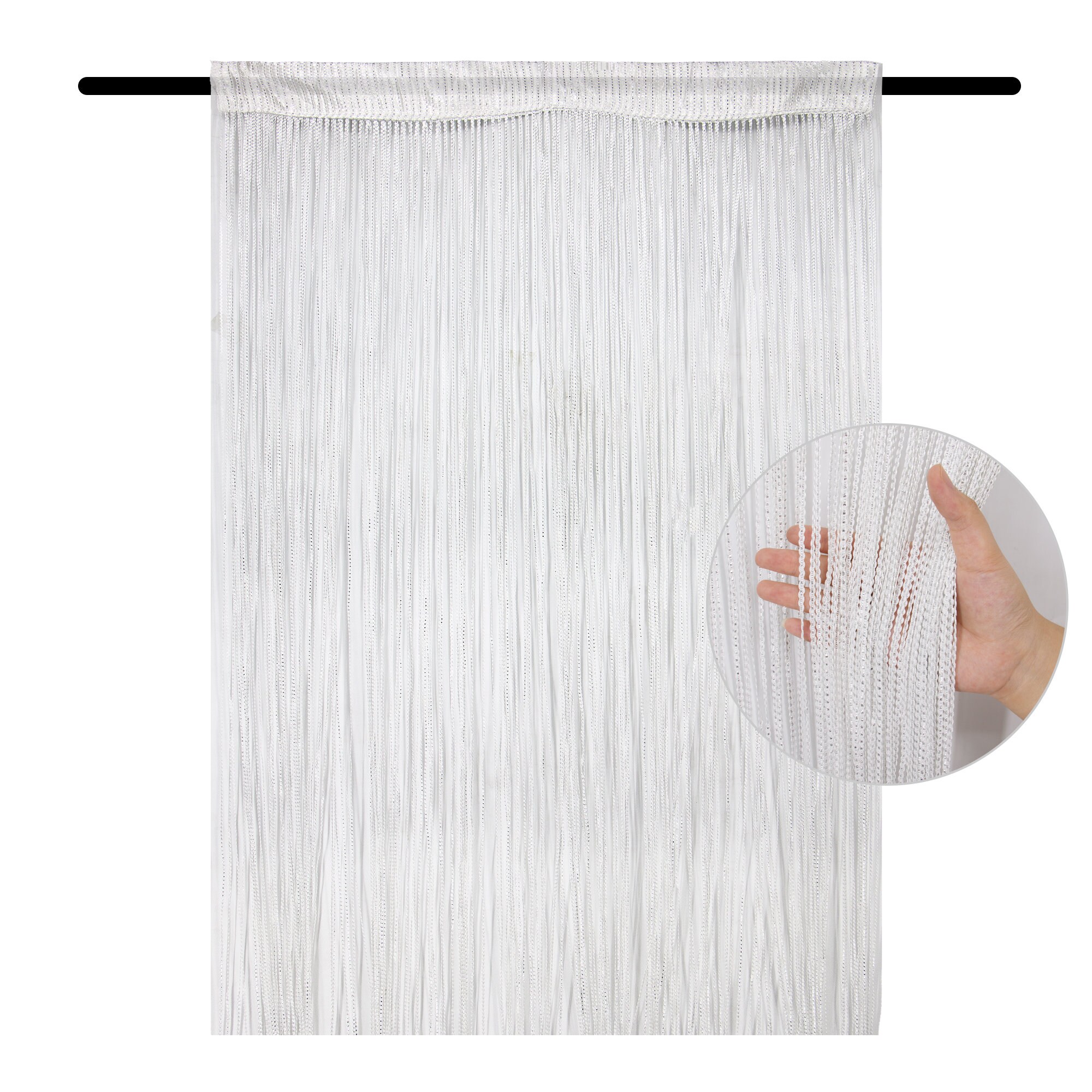 90x200cm String Curtain Panels Door Windows Fly Screen Hanging - Etsy UK