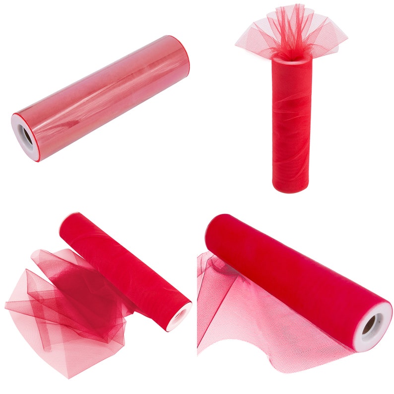 30cm X 25m TUTU TULLE ROLL Soft Netting Craft Fabric 100% Nylon Wedding ...